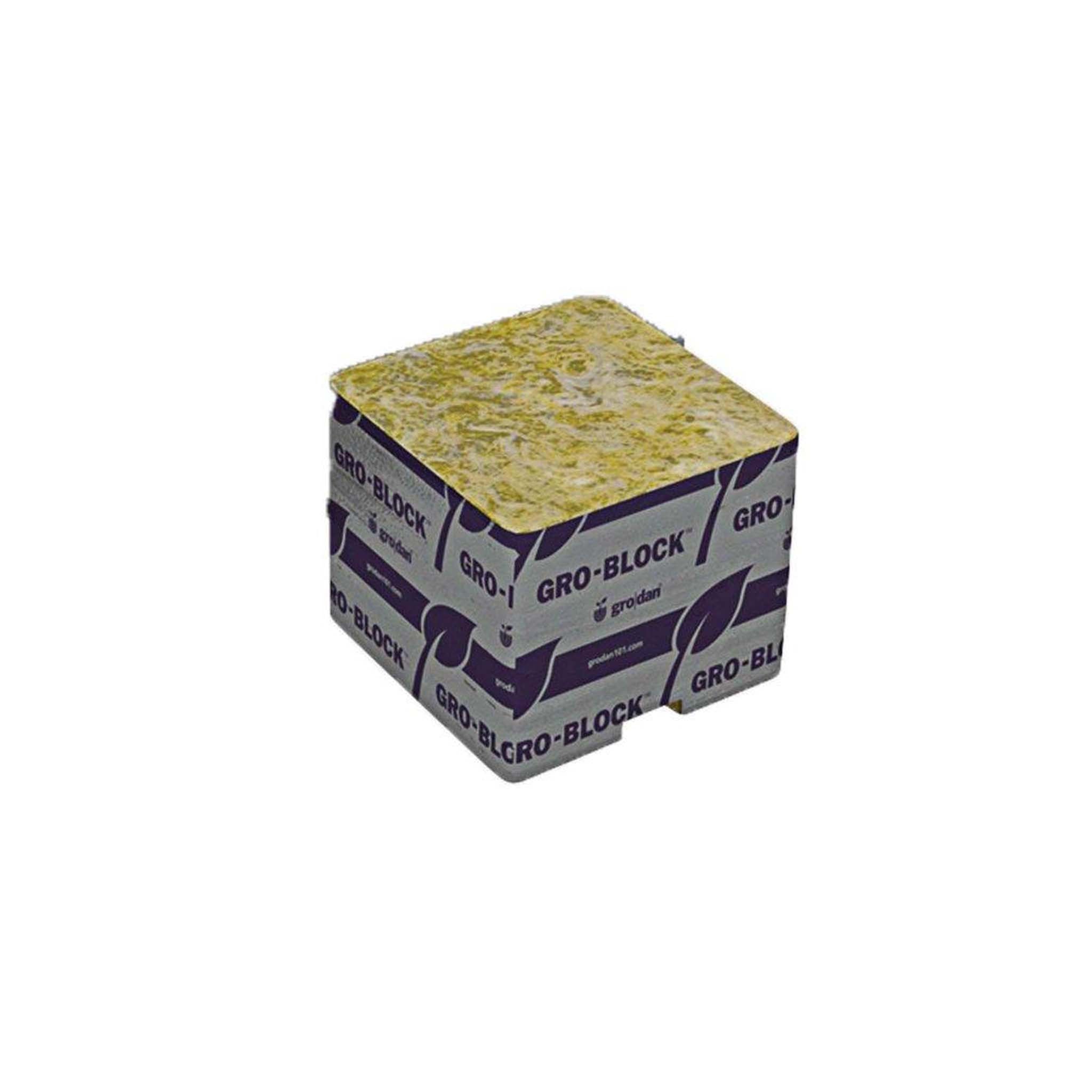 Grodan Delta 4 -3" Block 3"x3"x2.5" No Hole 48/cs | The Grow Depot